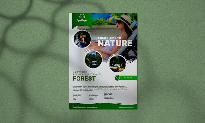 Beautiful flyer designs, leaflet design by Shintesh | Fiverr
