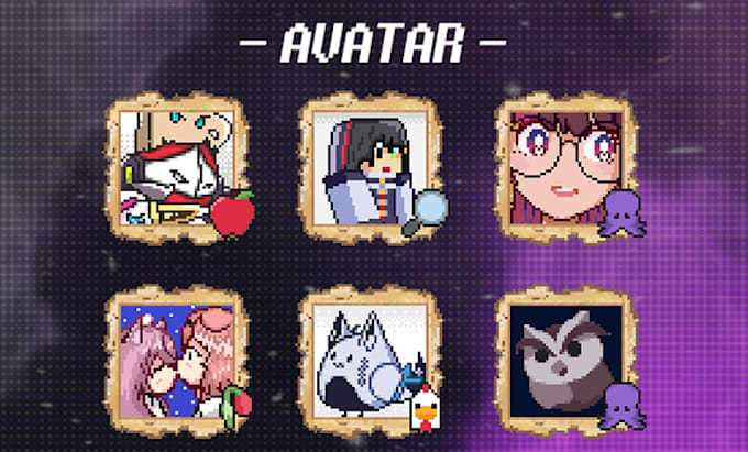 Do a pixel art for your avatar or item in game by Masterjonald | Fiverr