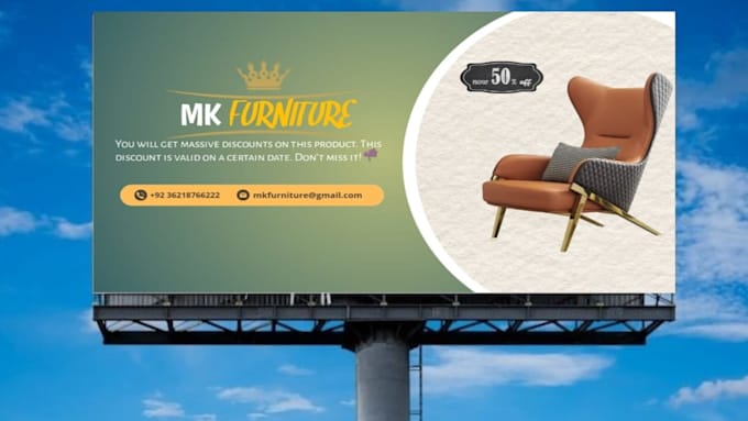 Design custom billboard design for effective advertising by ...