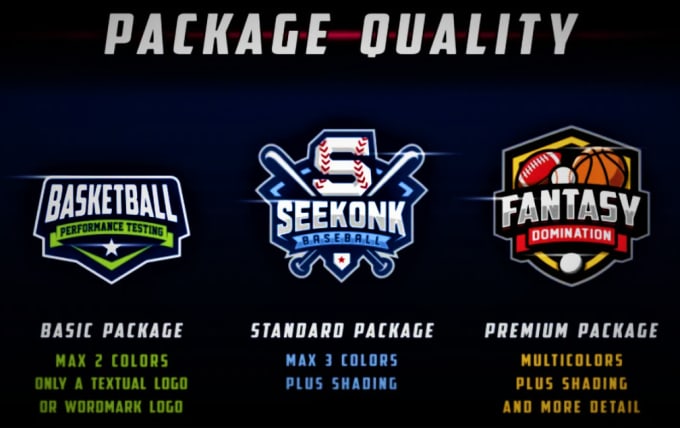 Design eye catching logo for sports teams by Fasihxhaider | Fiverr