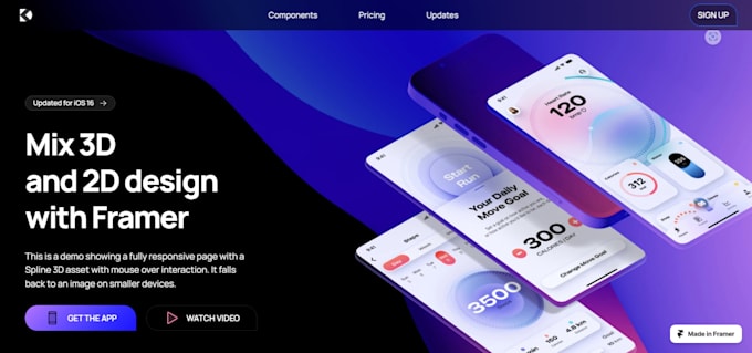 Design modern ui in framer by Alijanmalik | Fiverr