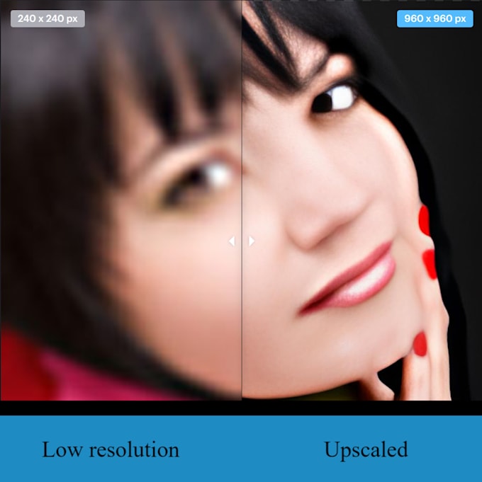 Upscale low res photo to high resolution by Art_metal | Fiverr