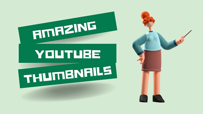 Make a good design youtube thumbnail by Syamilinc | Fiverr