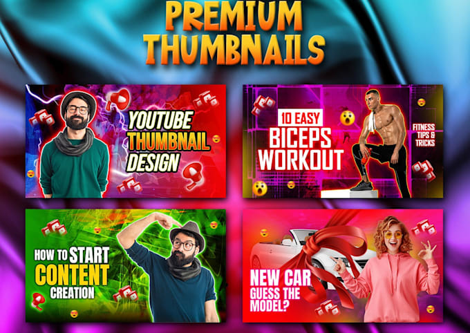 Design an outstanding youtube thumbnail for you by Haristahir17 | Fiverr
