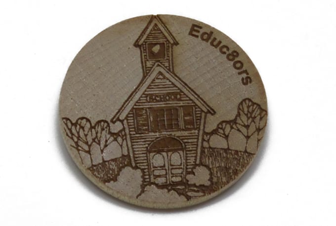 Laser engrave 5 custom wooden nickels by Woodennickels | Fiverr