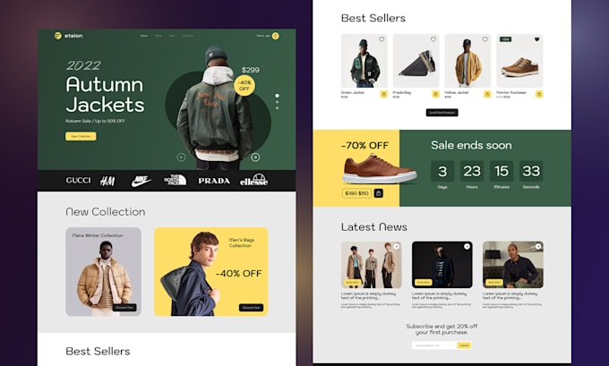 Create high converting website ui ux design using figma by Server__monks | Fiverr