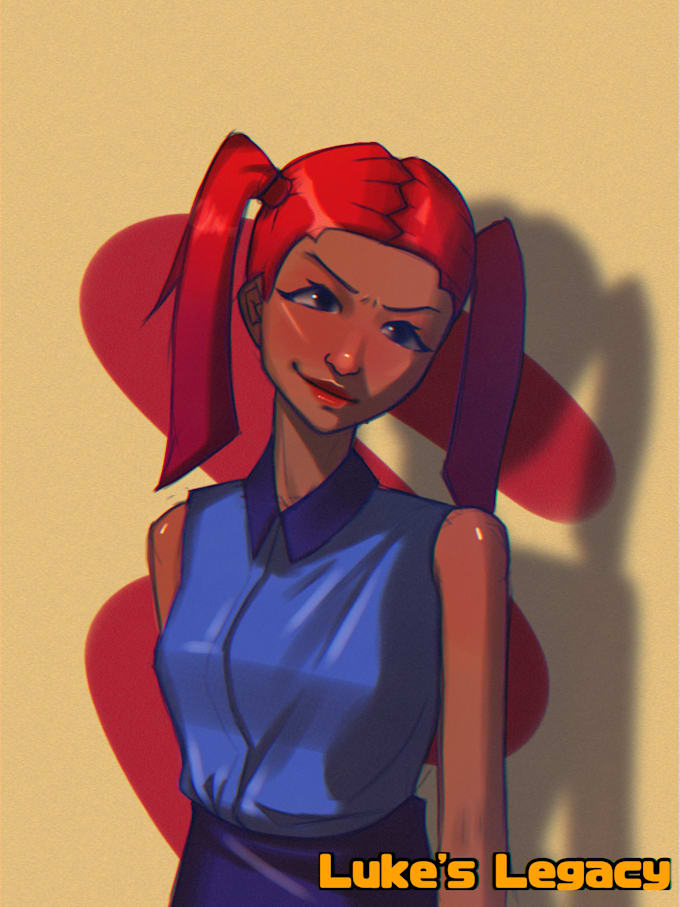 Draw you fanart, avatar, portrait, oc in semi realistic anime by ...