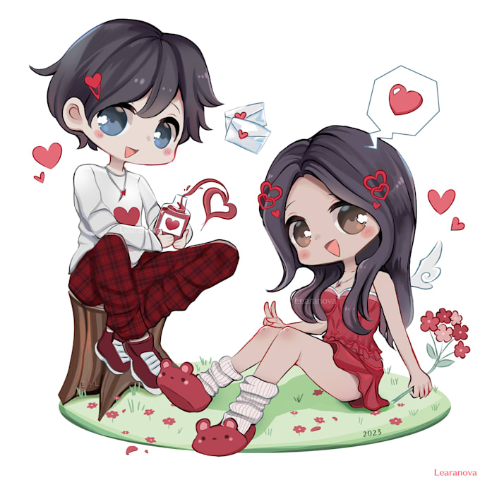 Draw Your Characters In A Chibi Artstyle By Learant Fiverr