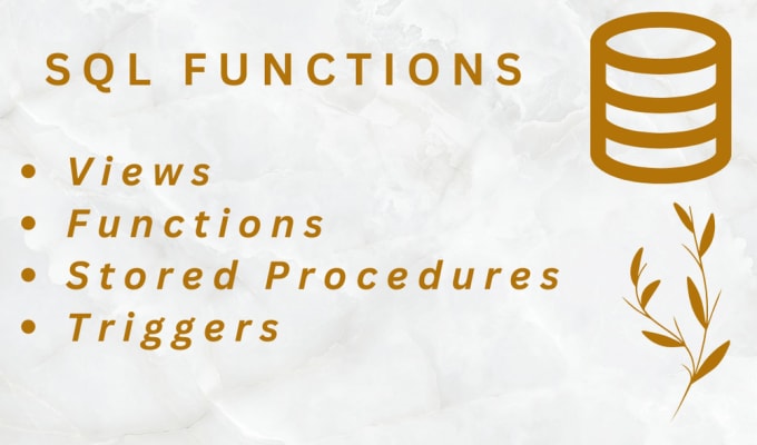 Write sql views, functions, triggers, and stored procedures by Sana_sql ... Write sql views, functions, triggers, and stored procedures by Sana_sql ...