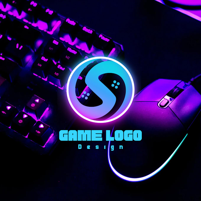 Design awesome blue gaming logo by Yousafkamal2255 | Fiverr