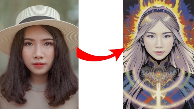 Make great self portrait, self art, self illustration by Topcraft ...