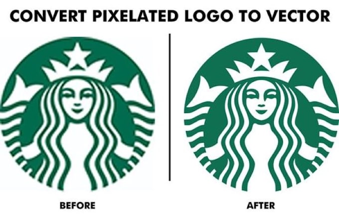 Vector trace , convert your logo to vector by Rawanahmed792 | Fiverr