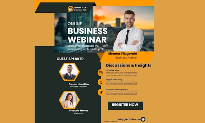 Good looking business flyer, event poster design in 24hrs by ...