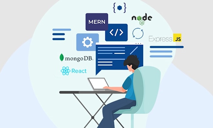 Be your full stack web developer using react and node by Aslampathan106 ...