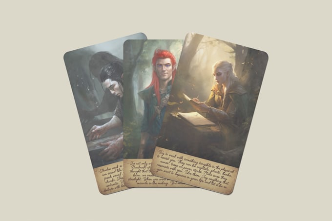 Design beautiful oracle or tarot cards for you by Mystic_muse | Fiverr