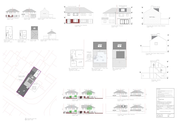 Draw your planning permission drawing for ireland in autocad by Takidul ...