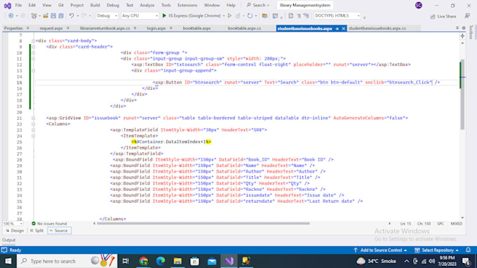 Be Your Full Stack Web Developer Work In Asp Dot Net Mvc Design Admin