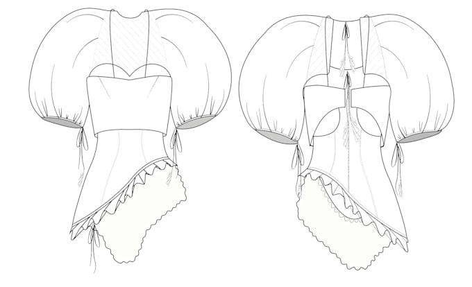 Create spec sheets with drawings for fashion brands by Jodiesambull ...
