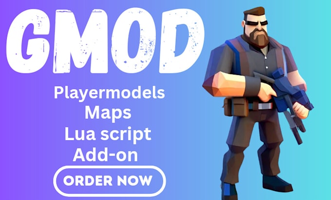 Create Edit Or Port 3d Player Model Gmod Character Sfm Character