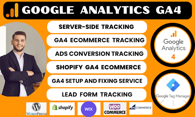 Setup google analytics ga4 with server side tracking via gtm by Pinku69252 | Fiverr