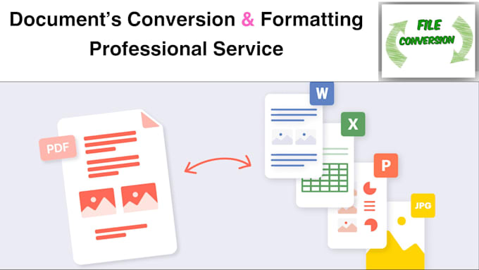 Do document conversion, formatting, editing, designing by ...