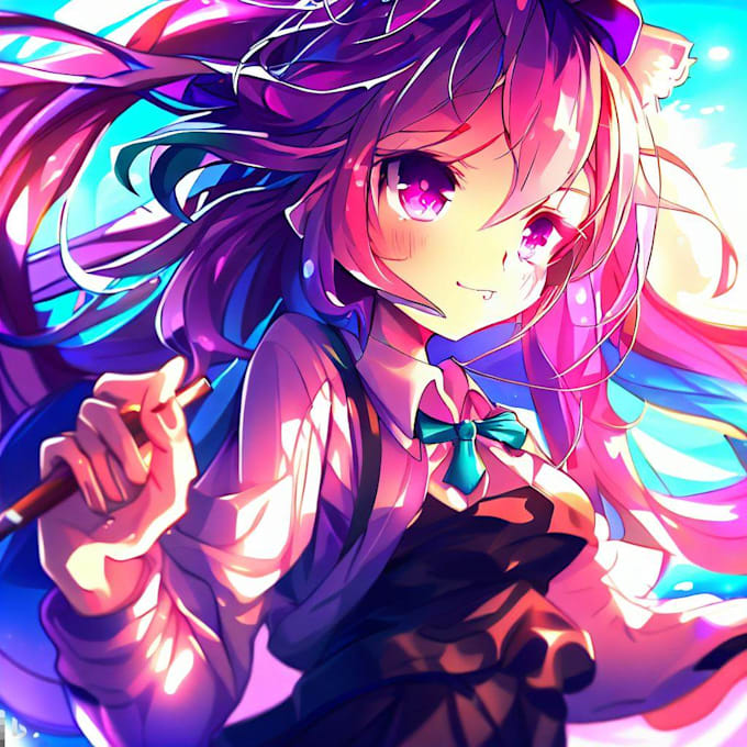 Draw custom anime characters for you by Cazimiravorste | Fiverr