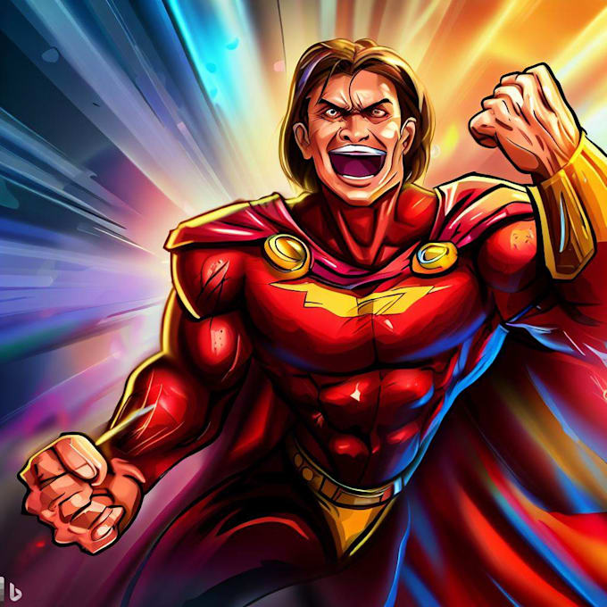 Draw a superhero character by Melissejones | Fiverr
