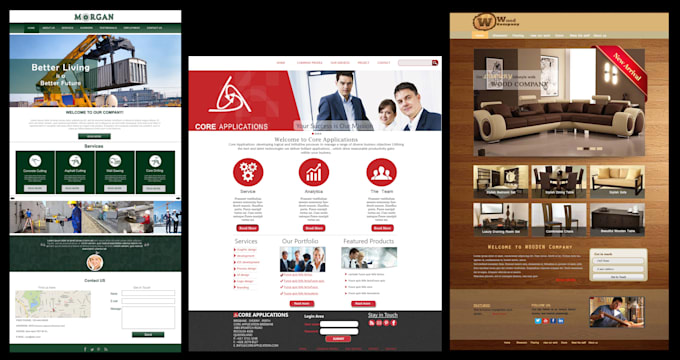 Design a creative and stunning psd home page web design by Miss ...