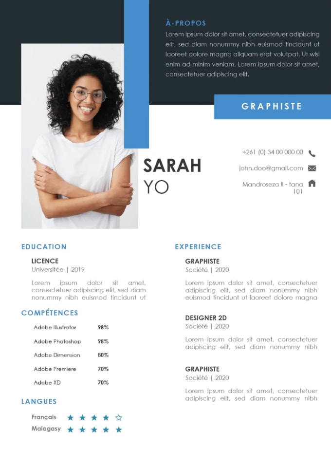 Make your cv more attractive by Lily_marie_ | Fiverr Make your cv more attractive by Lily_marie_ | Fiverr