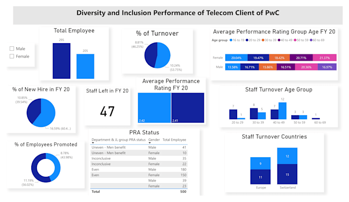 Transform data into professional power bi dashboards and reports by ...