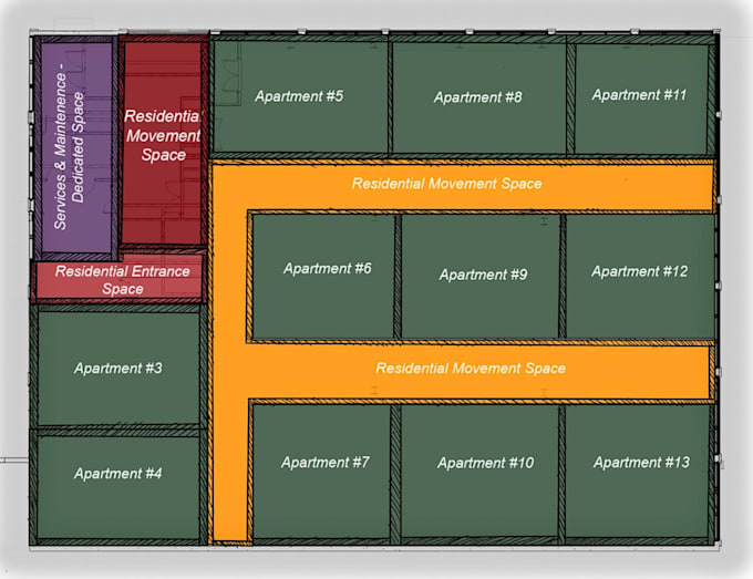 Redesign the interior layout to maximise usable footprint by ...