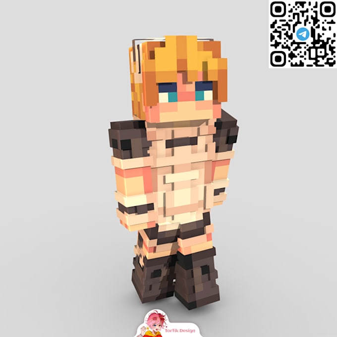 Create a new custom minecraft skin for you from scratch by Tortelliko ...