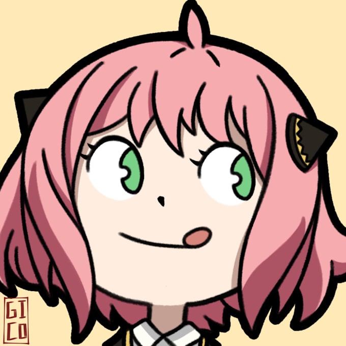 Draw cute anime chibi art for your icon, pfp, ych, emote by Gicosaurus ...
