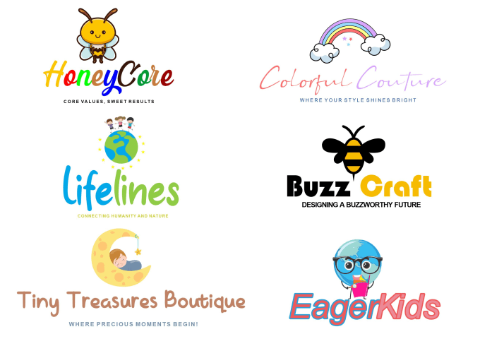 Design cute baby ,kids art and craft ,pre school logo design by M ...