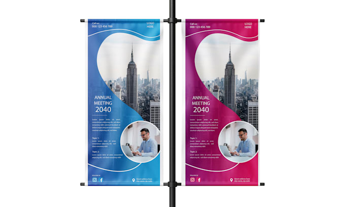 Do roll up banner, signage or x stand poster signage banner design by ...