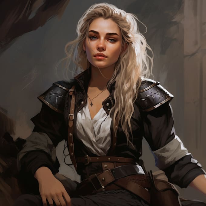 Draw full body dnd character art by Flutsbug | Fiverr