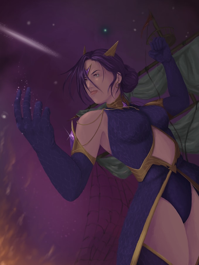 Draw you original dnd, fanart, furry character or creature by Artzen ...