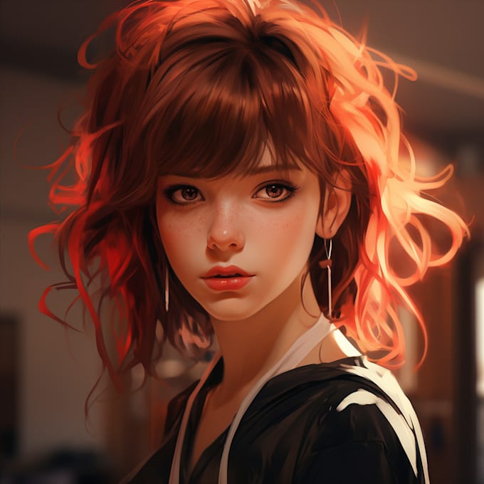 Create custom anime character for you by Greamish | Fiverr