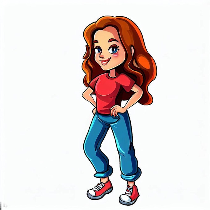 Draw amazing cartoon characters by Lindialewis2 | Fiverr