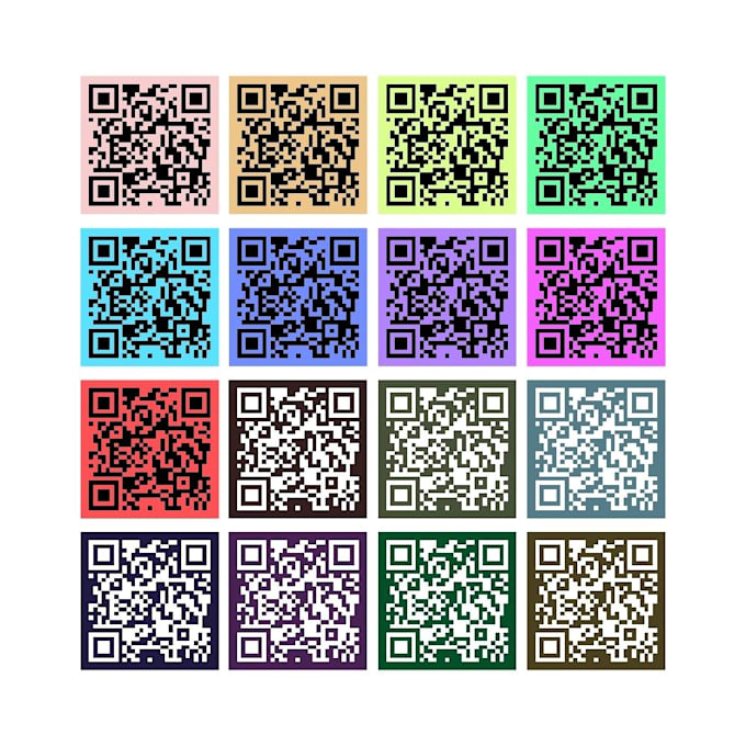 Make professional qr code designs in any color for you by Civanart | Fiverr