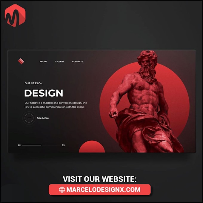 Make for you a fantastic website design by Salaheeddeen | Fiverr