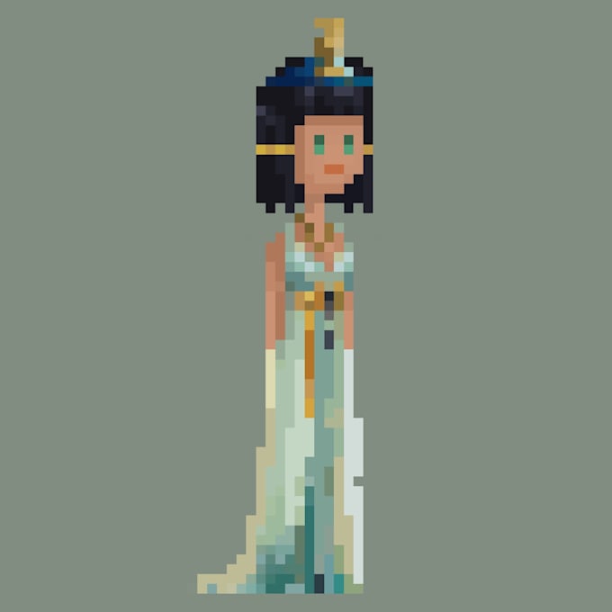 Create your ocs or favourite movie, show, anime characters in pixel art ...