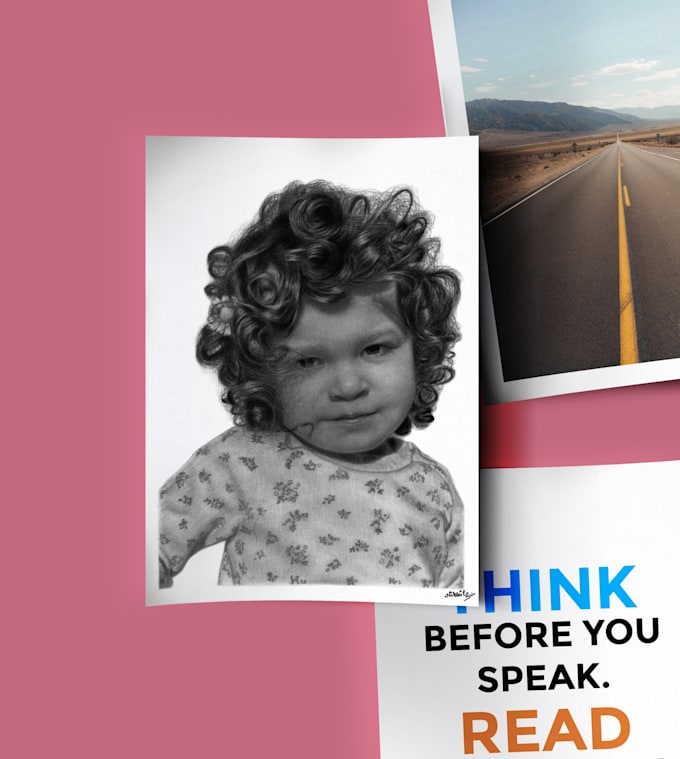 Draw customized portrait in graphite with realistic texture by ...