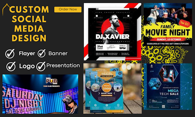 Flyer, social media, facebook flyer canva templates, by M_ilyas84 | Fiverr
