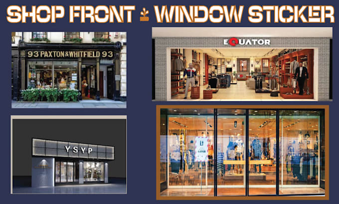 Design window sticker shop front vinyl decal realtor sign by Miss_red_a ...