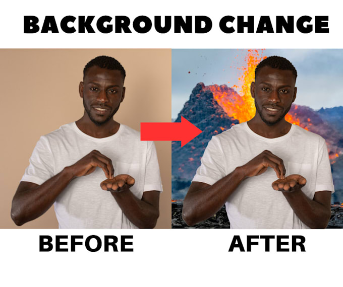 Add or remove person, objects, background using photoshop by Artsambora | Fiverr