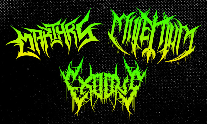 Make custom heavy metal logo for your band by Coredwi | Fiverr