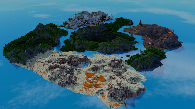 Create custom minecraft terrain, landscape worlds by Cardycraft453 | Fiverr