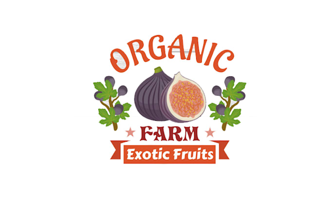 Create hand drawn premium fruit firm logo by Junumi | Fiverr