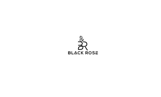 Design splendid sophisticated black rose logo by Miniya_nebay | Fiverr
